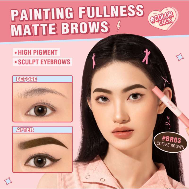 Jual Pinkflash Eyebrow Pomade Cream Smudgeproof Quickdrying Shaping ...