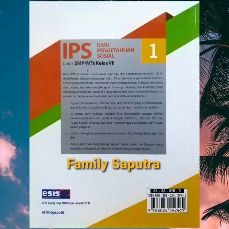 Promo Buku Ips Terpadu Smp Mts Kelas 1 Vii 7 Kurikulum 2013 Erlangga ...