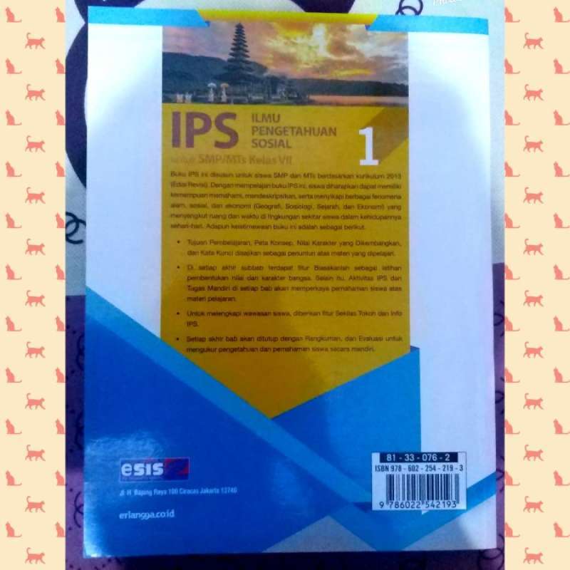 Promo Buku Ips Terpadu Smp Mts Kelas 1 Vii 7 Kurikulum 2013 Erlangga ...