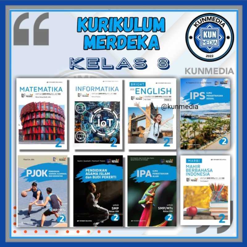 Promo Buku Paket Kurikulum Merdeka Kelas 8 Smp Erlangga Vkm Ipa Ips Pjok Mat - Matematika ...