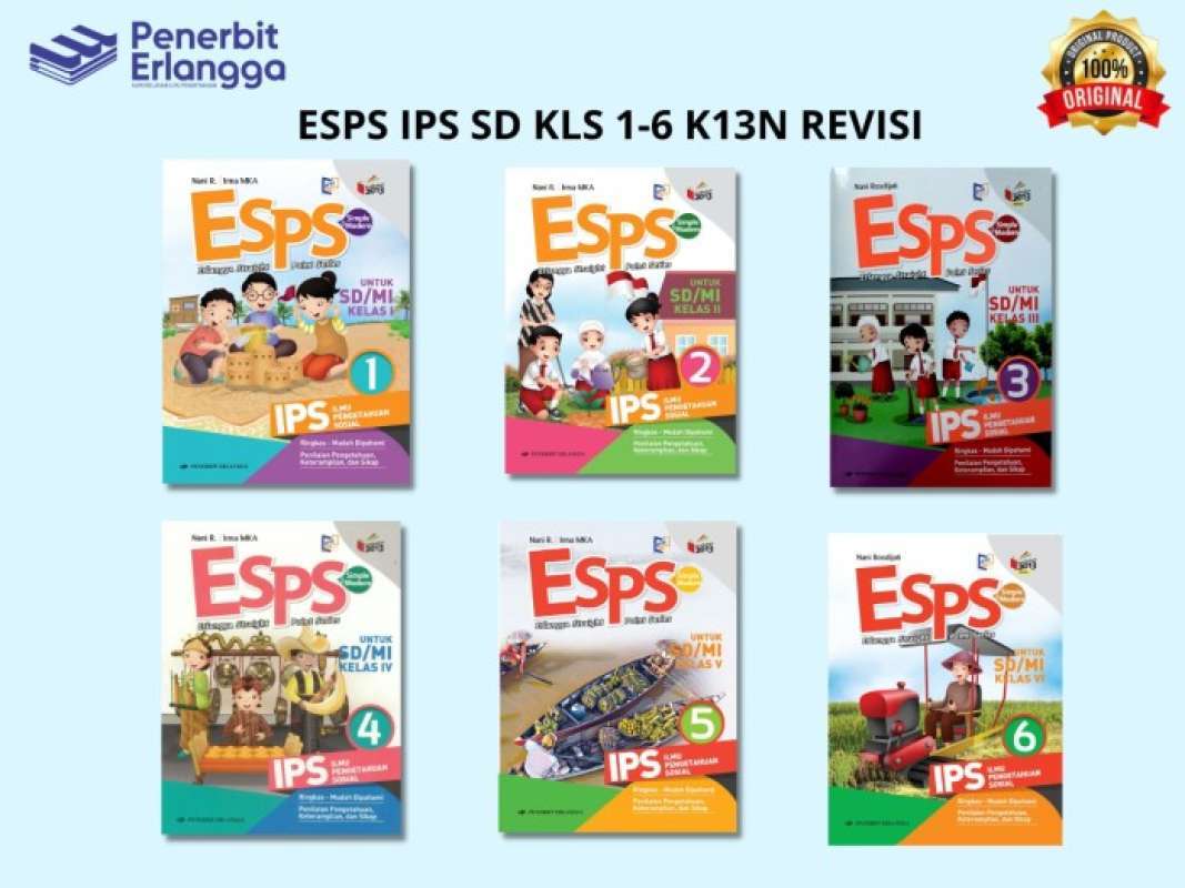 Promo Esps: Ips Sd/mi Kelas 1 2 3 4 5 6 K13n - Multicolor Kelas 1 ...