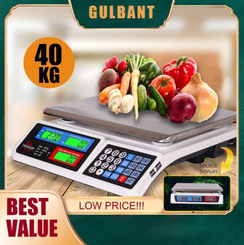 Promo Timbangan Buah Digital 40kg/ Digital Computing Scale 40kg Display ...