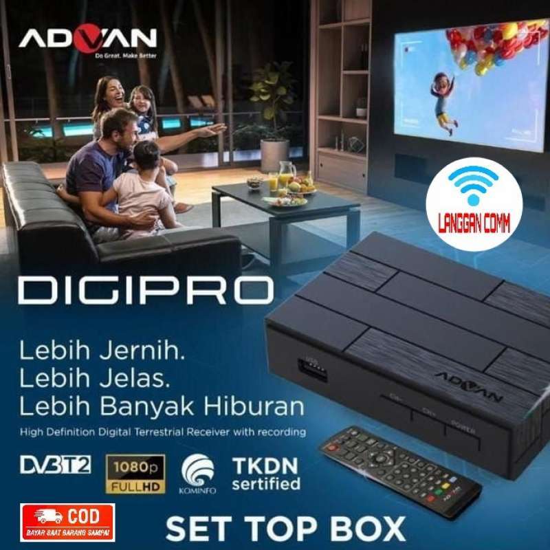 Jual Set Top Box Tv Digital Digipro By Advan Stb Advan Digipro Hdmi Rca Di Seller Noelle ...