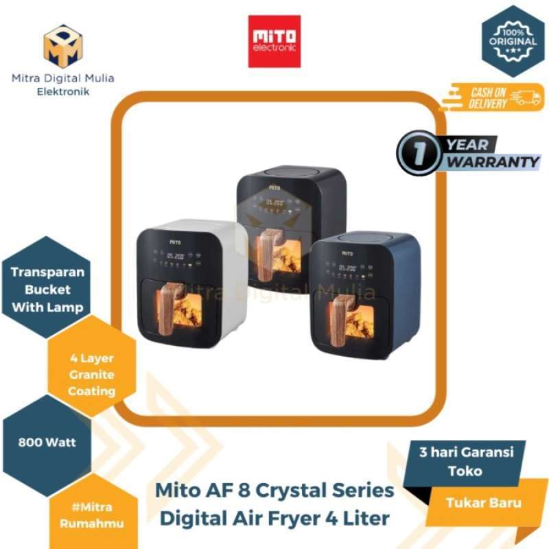 Jual [cod] Mito Af 8 Crystal Series Digifry Air Purifier 4 Liter Af8 ...