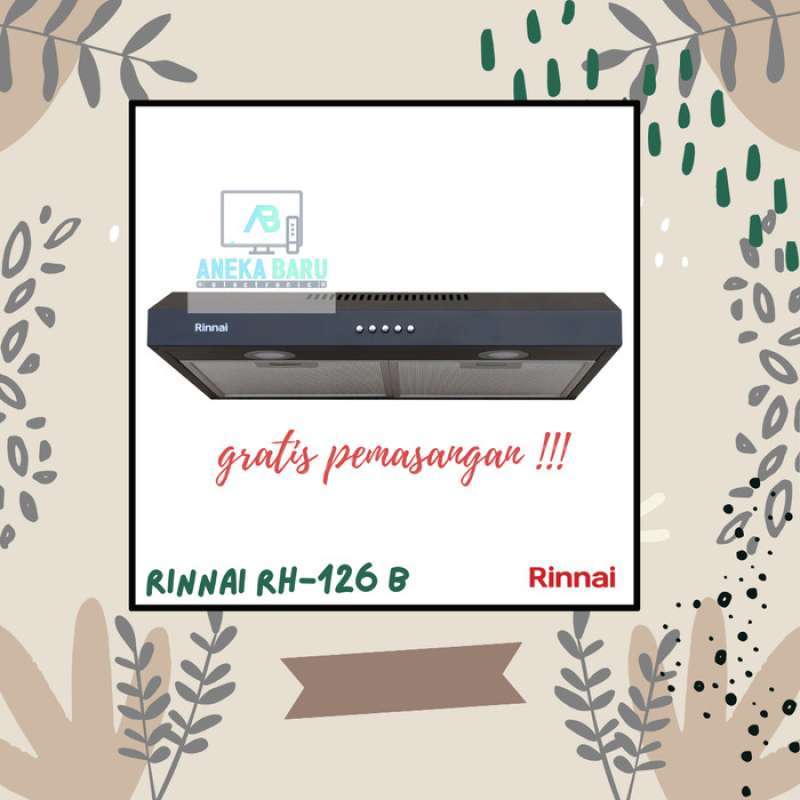 Promo Rinnai Cooker Hood Penghisap Asap Dapur Rh-126 B Diskon 23% Di ...