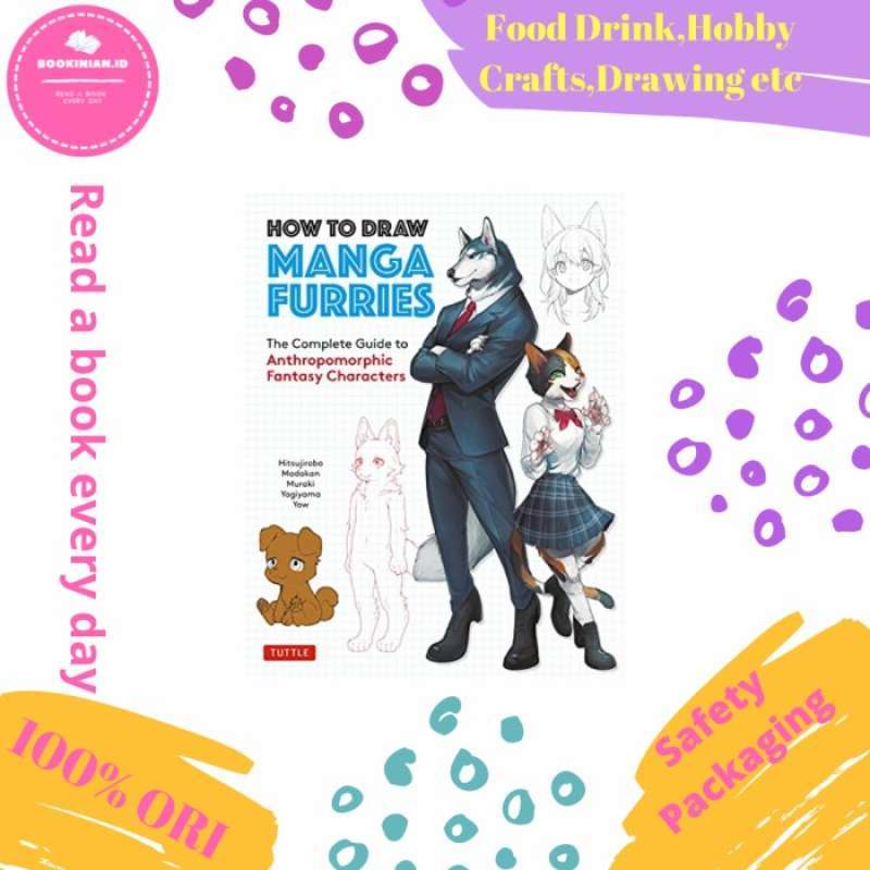 Promo How To Draw Manga Furries - Hitsujirobo & Madakan Diskon 26% Di ...
