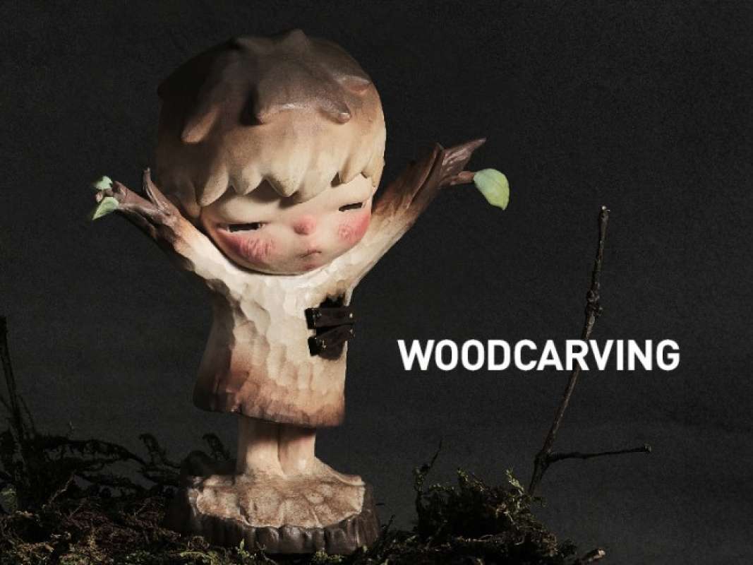 Jual Hirono Reshape Pop Mart Open Box Figure Sealed, Model Woodcarving ...