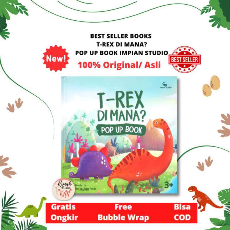 Promo Original Buku Pop Up Book Impian Studio Best Seller - Alam Liar ...
