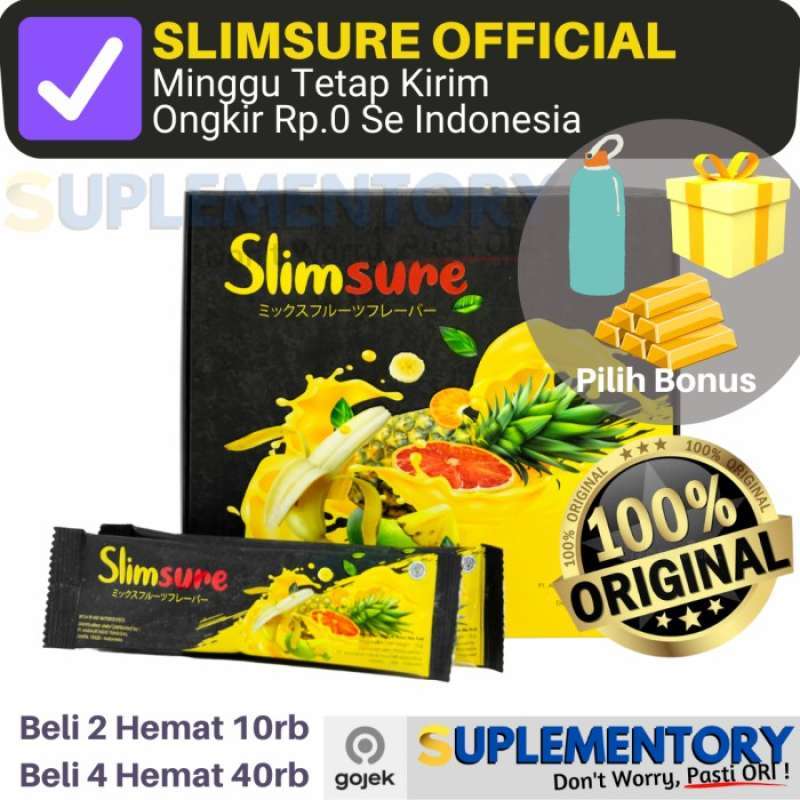 Promo Slimsure Fiber Diet Detox Pelangsing Slim Sure Original 1box Isi ...