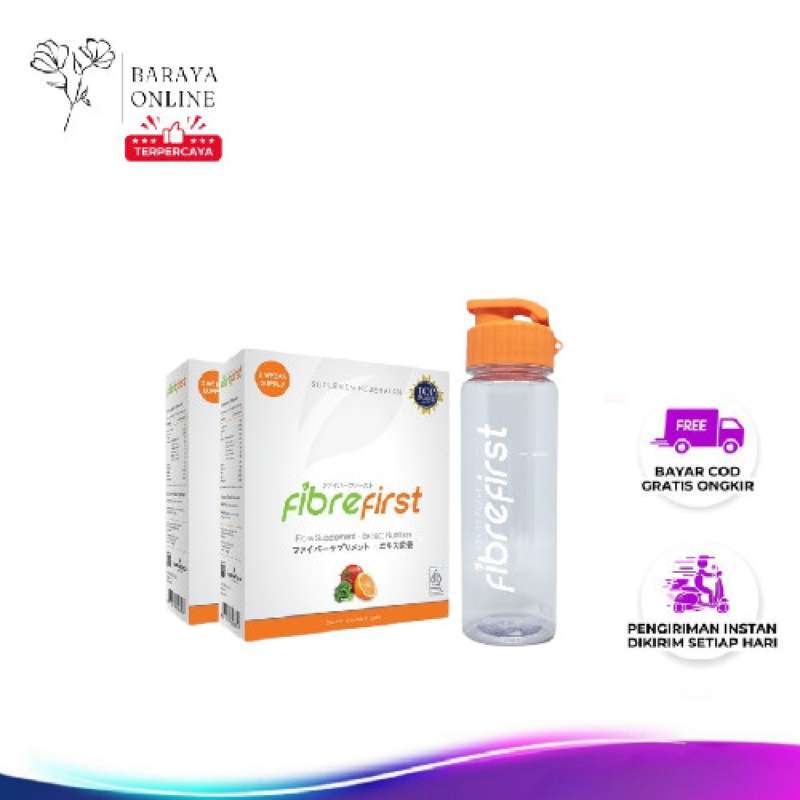 Promo Fiber First Minuman Diet &detox 2box Isi 30 Sachet +secher Diskon 33% Di Seller Medika ...