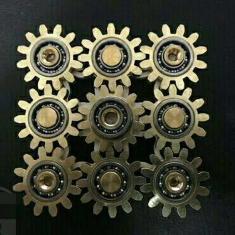Promo 9 Bearings Wheel Gears Fidget Spinner Electric Saw Metal Hand ...