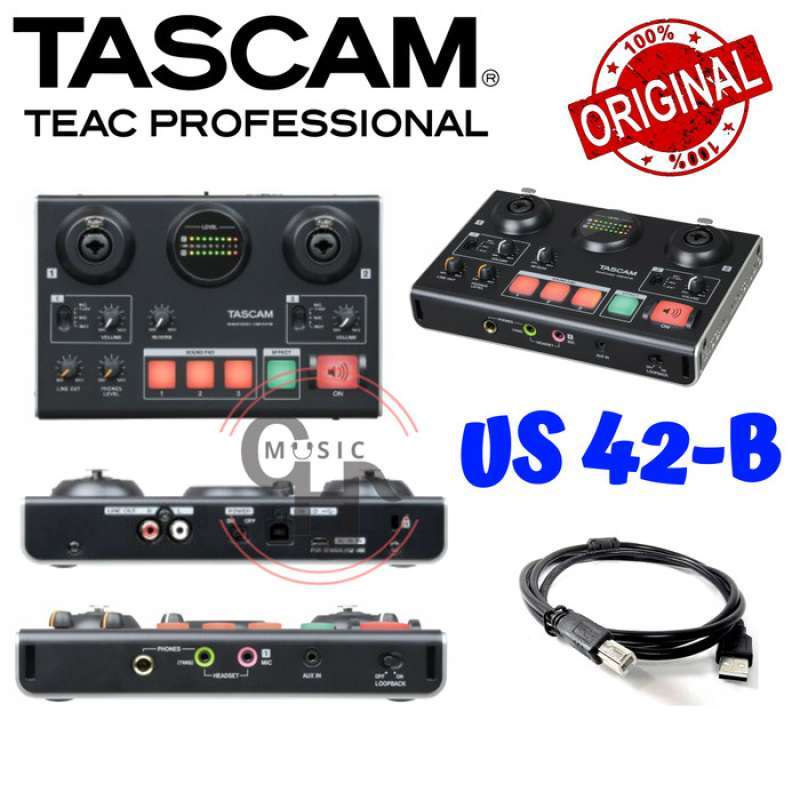 Promo Tascam Us42b Us-42 B Us 42 B Soundcard Broadcast Diskon 23% Di Seller Melodiya Store ...