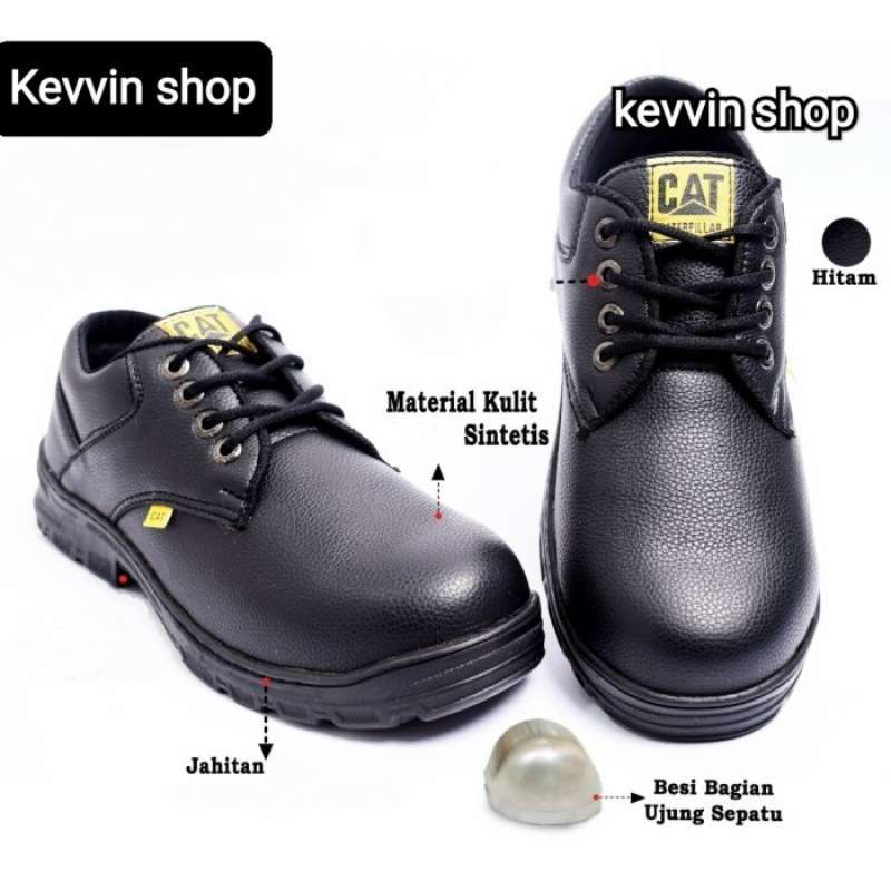 Promo Sepatu Pria Ujung Besi Sepatu Kerja Lapangan Proyek Cowok Safety ...