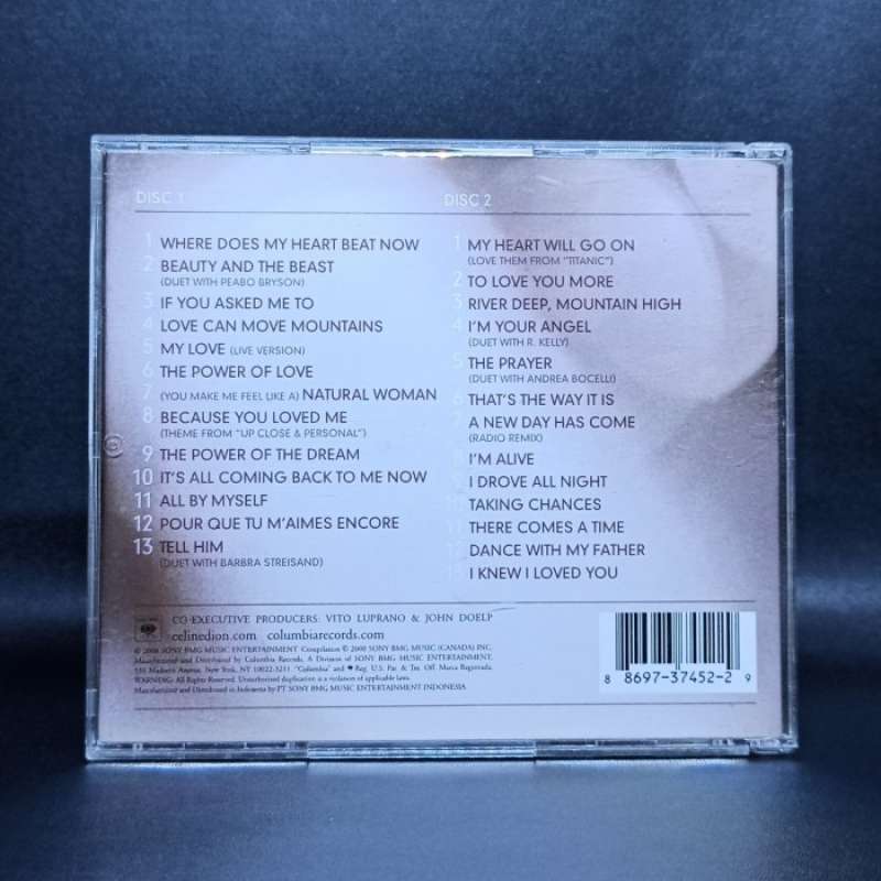 Promo Cd Celine Dion - My Love The Ultimate Essential Collection Diskon ...