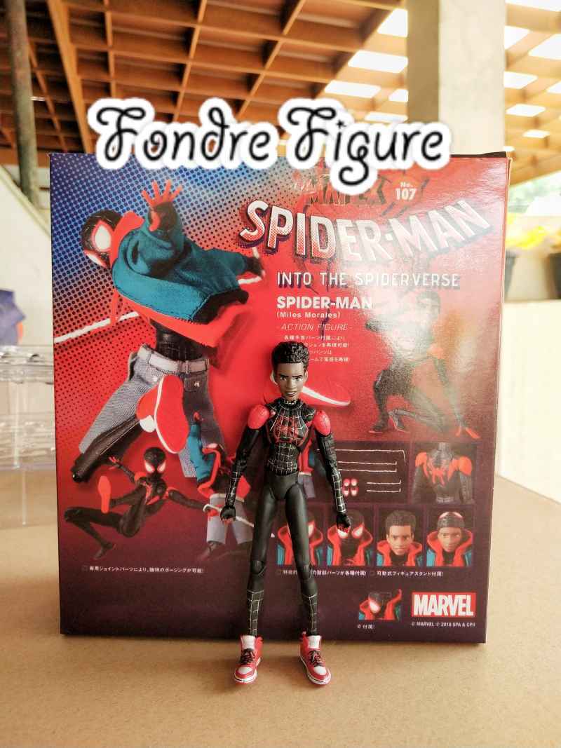 Jual Mafex Miles Morales Maf 107 Maf107 Spiderman Spiderverse Sv Spider ...