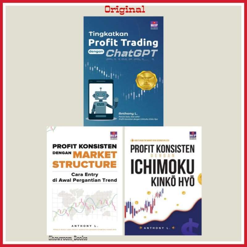 Jual Paket 3 Buku Profit Konsisten Dengan Ichimoku Kinko Hyo Market Trading Di Seller Noelle ...