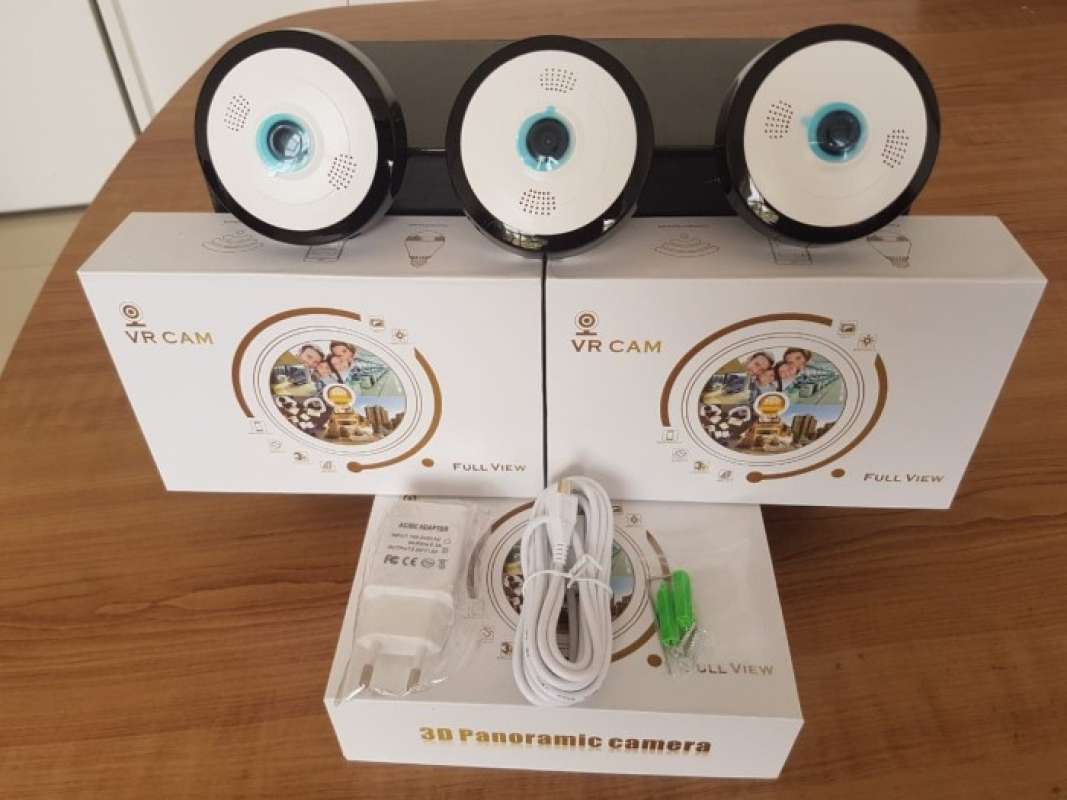 Jual Ip Cam Camera Cctv Wireless 360 Panoramic Fisheye Fish Eye Lens ...