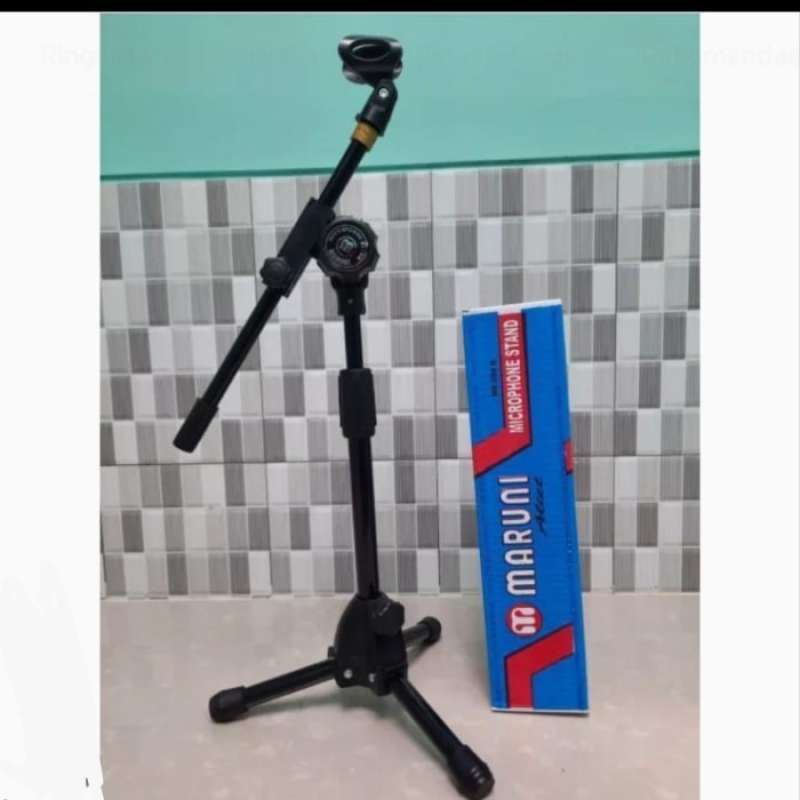 Promo Stand Mic Maruni Warna Hitam Dan Silver Kaki 3 Ms-209 Diskon 23% ...
