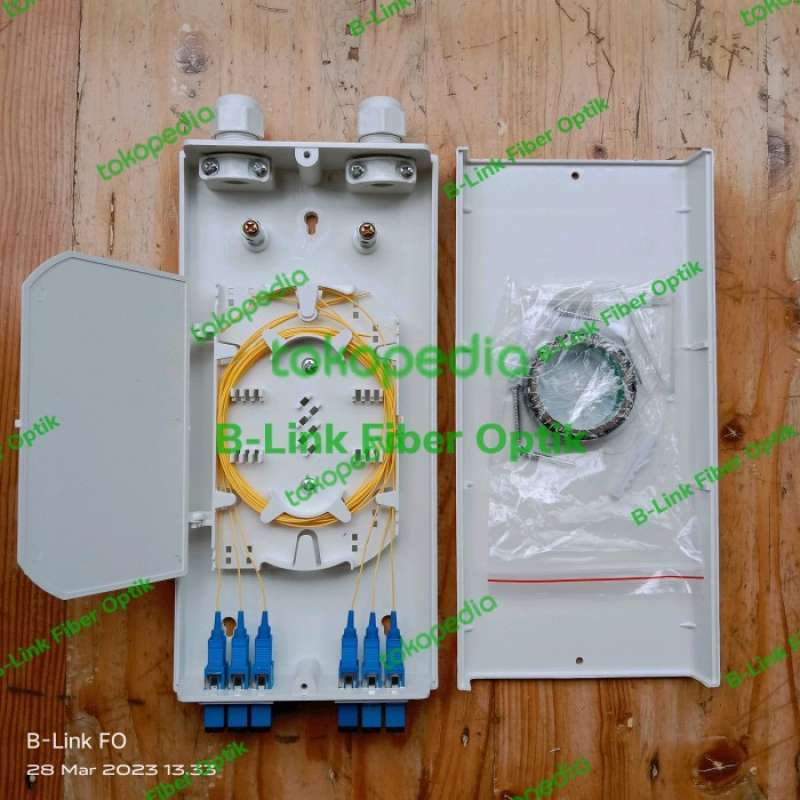 Promo Otb 6 Core Mini Lengkap Pigtail / Odf Wallmount / Roset / Fiber ...