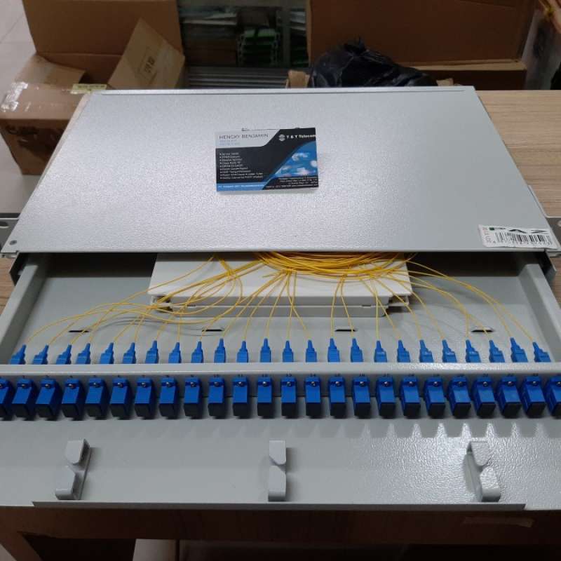 Promo Paz Odf Otb Rack 24 Core Sc/upc Full Set Paz (1u) Diskon 23% Di ...