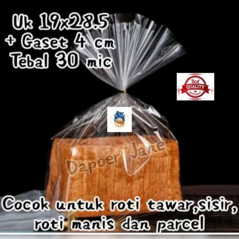 Promo Plastik Opp Roti Sisir Dan Souvenir Uk 19 X 28.5 + Gaset 4 Cm ...