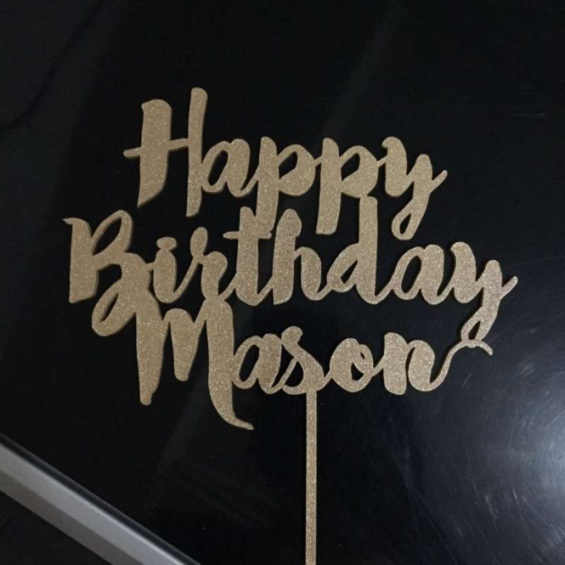 Promo Ized Cake Topper / Caketopper / Hiasan Kue / Topper Diskon 23% Di ...