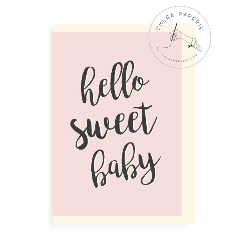 Promo Greeting Card / Baby / Hello Sweet Baby / Kartu Ucapan / Bayi ...
