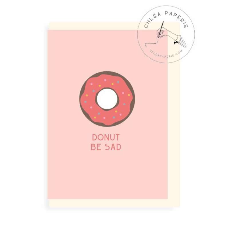 Promo Greeting Card / Sympathy / Donut Be Sad / Kartu Ucapan Diskon 23% ...