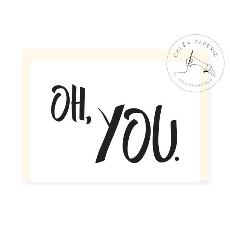 Promo Greeting Card / Love / Oh You / Kartu Ucapan Diskon 23% Di Seller ...