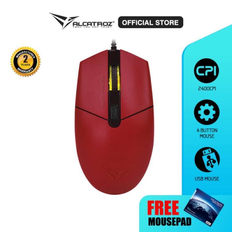 Promo 100% Produk Ori Mouse Alcatroz Asic Pro 8 High Speed Blue Ray 4 ...