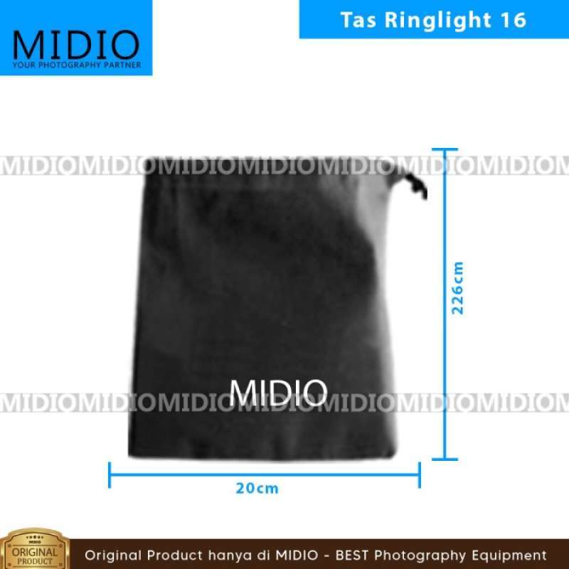 Jual Midio Tas Ringlight Tas Lampu Ring Light Led Universal - Tas Rl46 ...