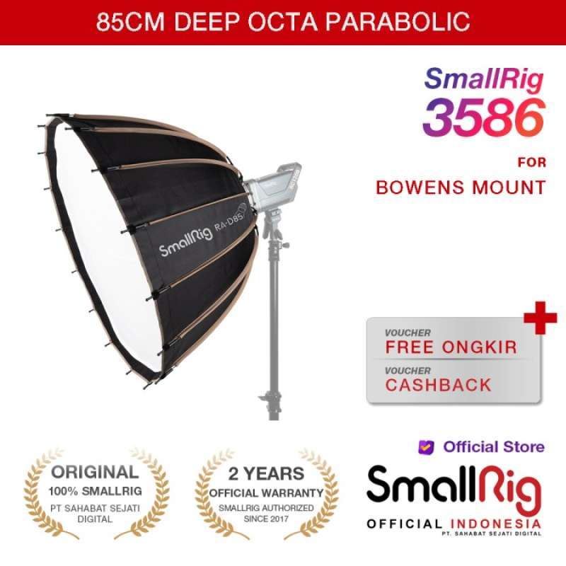 Jual Smallrig High Reflective Coating Ra-d85 Parabolic Softbox 85cm ...