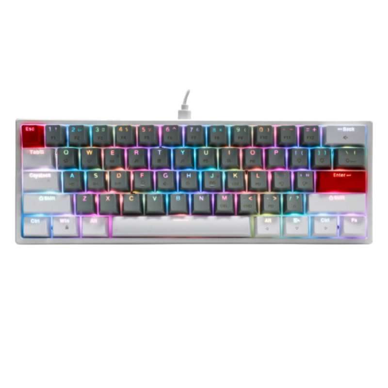 Promo 100% Produk Ori Digital Alliance Meca 6 Rgb Gray White Gaming ...