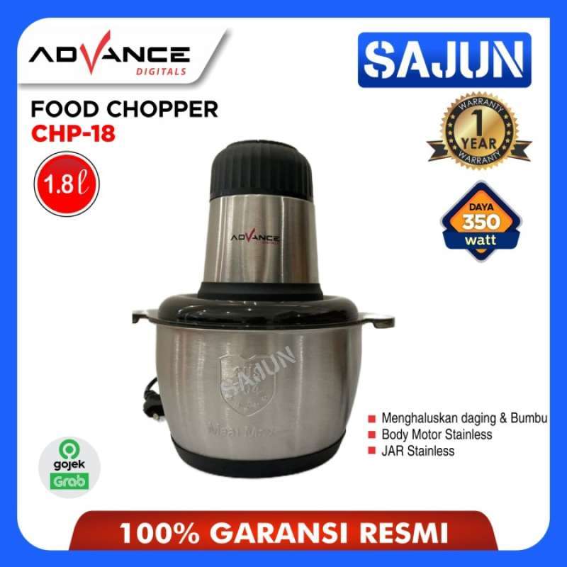 Promo Advance Chp-18 Food Chopper 1,8 Lt Penggiling Daging Blender ... Promo Advance Chp-18 Food Chopper 1,8 Lt Penggiling Daging Blender ...