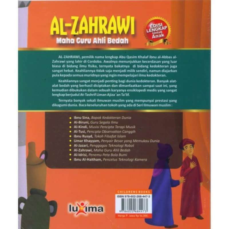 Promo Buku Al-zahrawi - Maha Guru Ahli Bedah (bilingual Indonesia ...