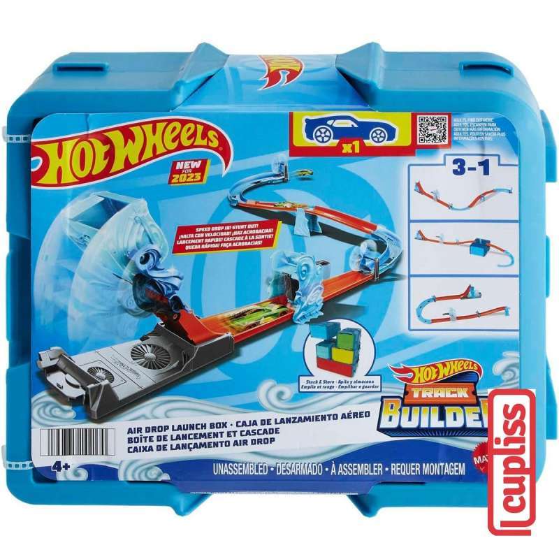 Jual Mattel Hot Wheels Hnj67 Track Builder Air Drop Launch Box Hnn38 Di ...