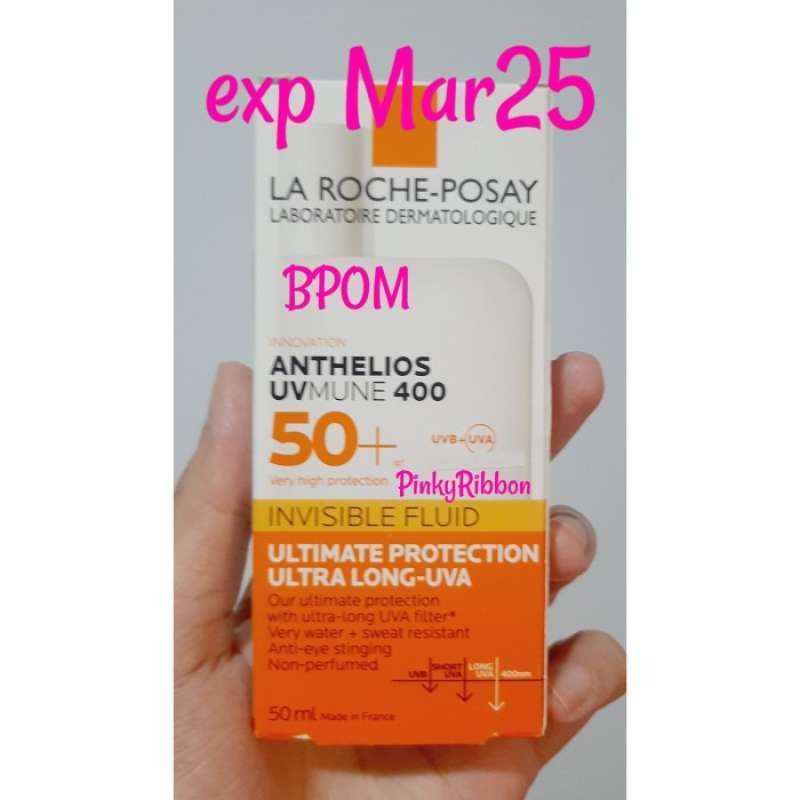 Promo 50ml 50 Ml La Roche Posay Anthelios Fluid Invisible Uva Uvb Spf 50 Diskon 33% Di Seller ...