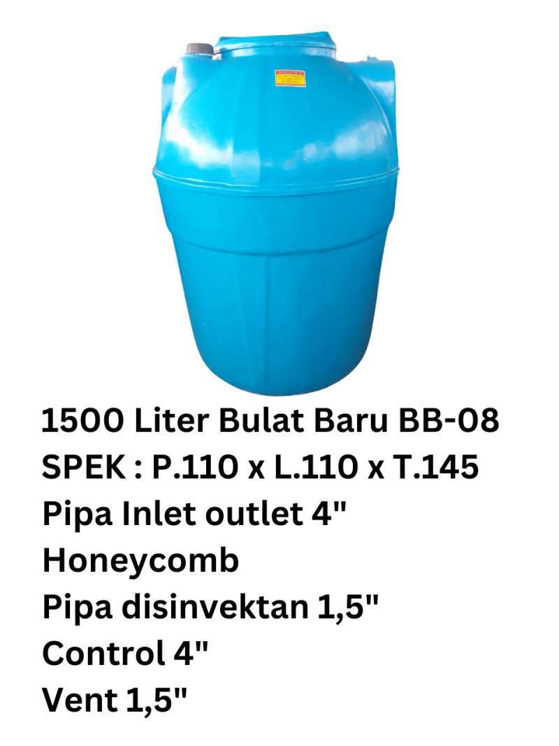 Jual Bio Tank Bio Septic Tank 1500 Liter Di Seller Elmargo - Sukatani-2 ...