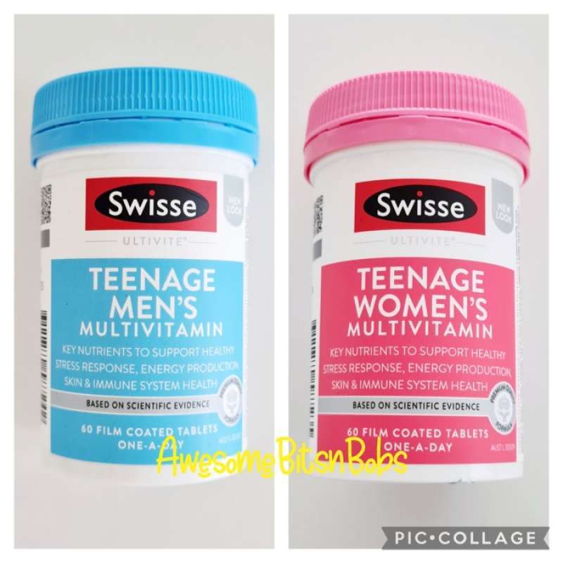 Promo Swisse Teenage Ultivite Multivitamin 60 Tablets Diskon 33% Di ...