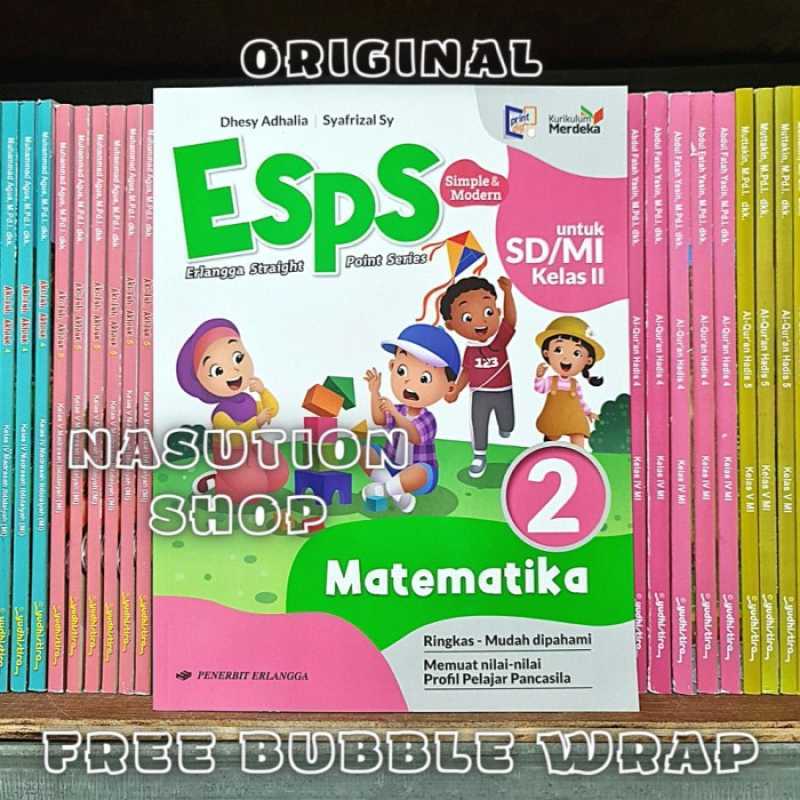 Jual Buku Esps Matematika Kelas 2 Sd/mi Erlangga Kurikulum Merdeka Kurmer Di Seller Noelle ...