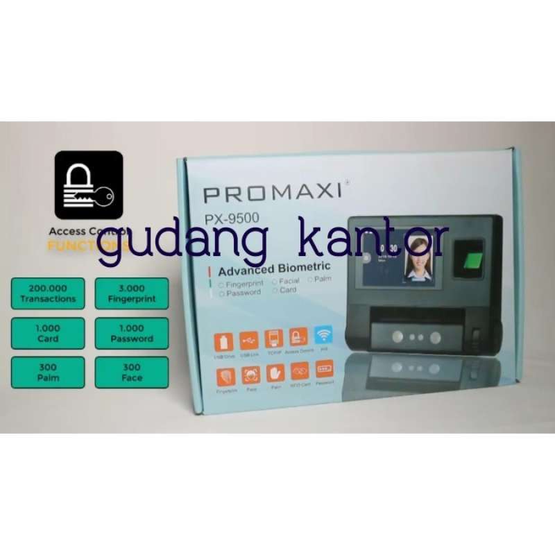Promo Mesin Absen / Absensi Promaxi Px9500 Advanced Biometric Px-9500 ...