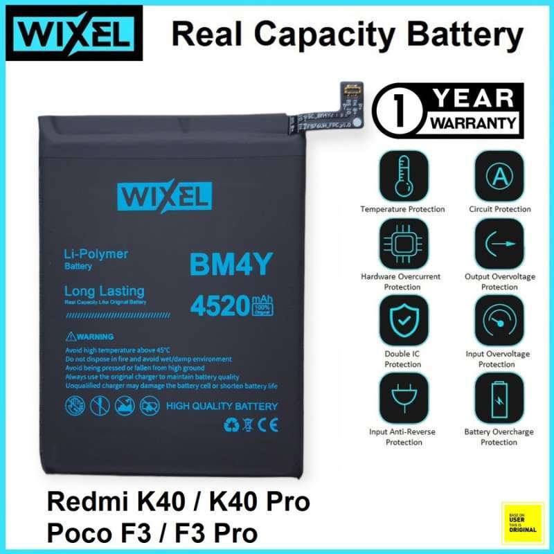 Jual Wixel Baterai Poco F3 / F3 Pro Bm4y Pocophone Phone Double Power Ori Di Seller ...