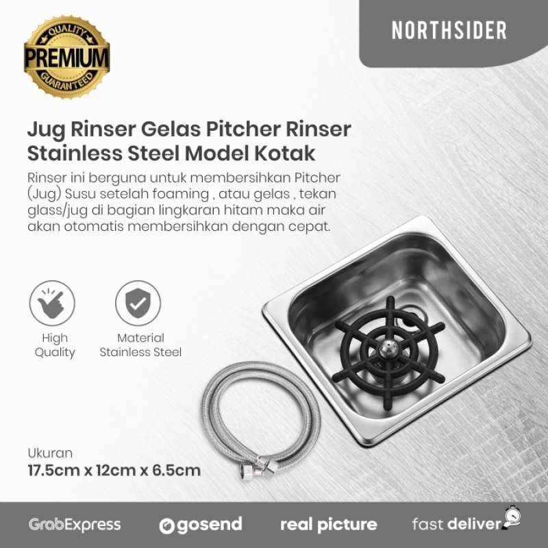 Promo Jug Rinser Gelas Pitcher Rinser Stainless Steel Model Kotak ...