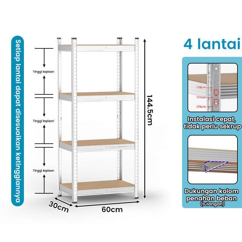 Promo Rak Besi Susun Rak Gudang Rak Susun Rak Susun Serb Diskon 45% Di ...