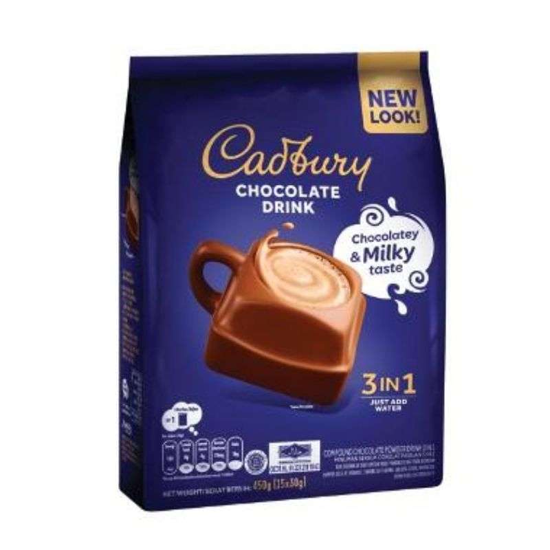 Jual Cadbury Hot Choco Drink 3 In 1 (isi 15 Bks) Di Seller Wellson ...