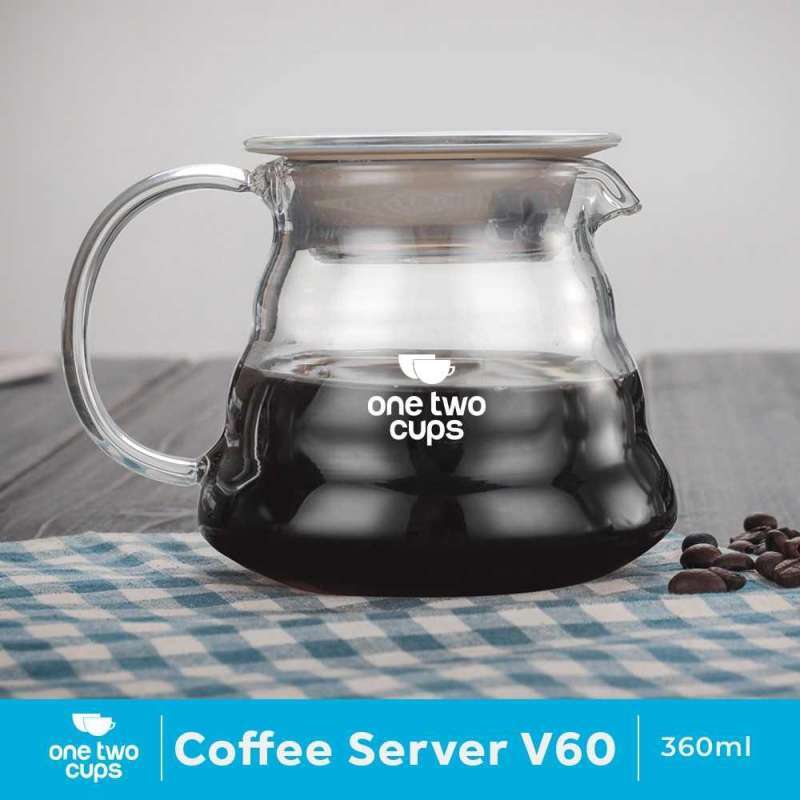 Promo Coffee Server V60 Drip Pour Over Borosilicate Glass Se101 Grinder ...