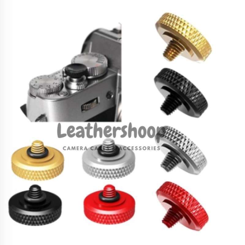 Jual Tombol Rana Rilis Fujifilm Leica Shutter Button Cekung Soft Release - Merah Di Seller Ayato ...