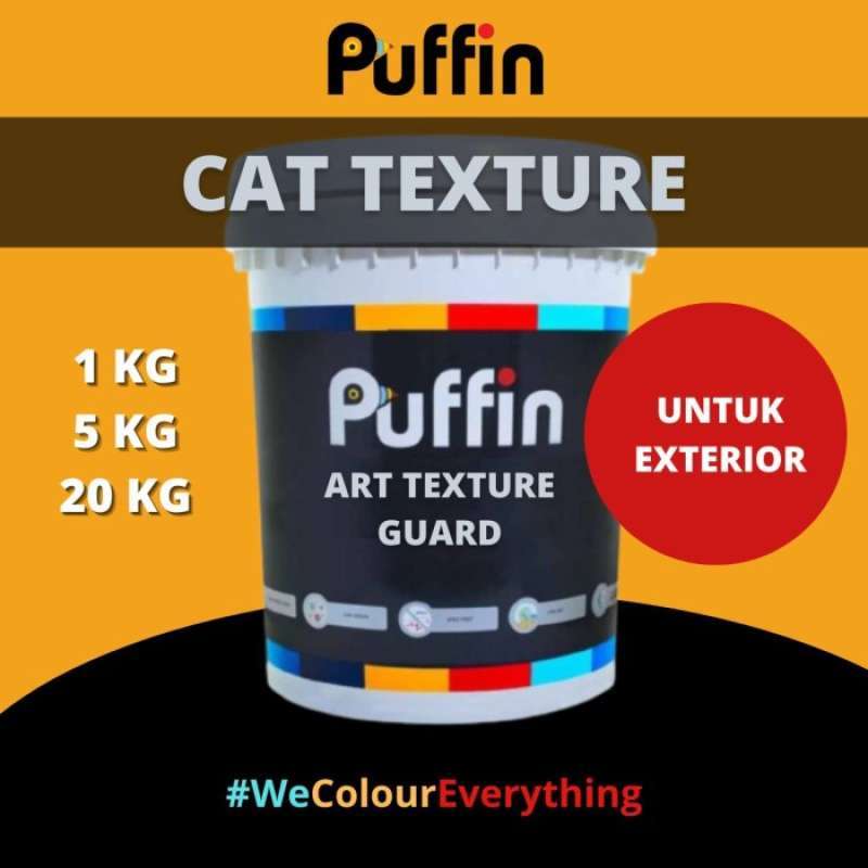 Promo Cat Tembok Tekstur Puffin Texture Exterior Interior - 5 Kg ...