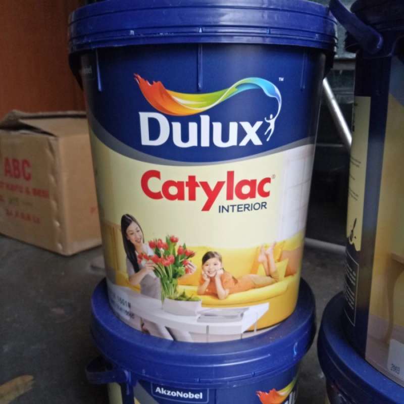 Promo Cat Tembok Dulux Catylac Interior Exterior Wall Paint Ember Galon ...