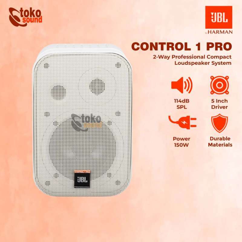 Jual Jbl Control 1 Pro - 5 Inch Wall Mount Speaker Di Seller Tokosound Proaudio - Cengkareng ...
